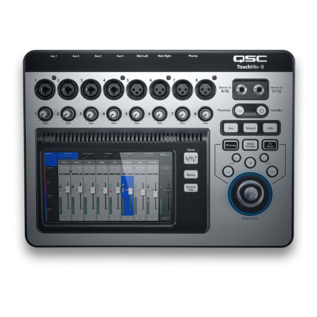 QSC TouchMix-8 Touchscreen Digital Mixer Singapore | Musicshop.sg