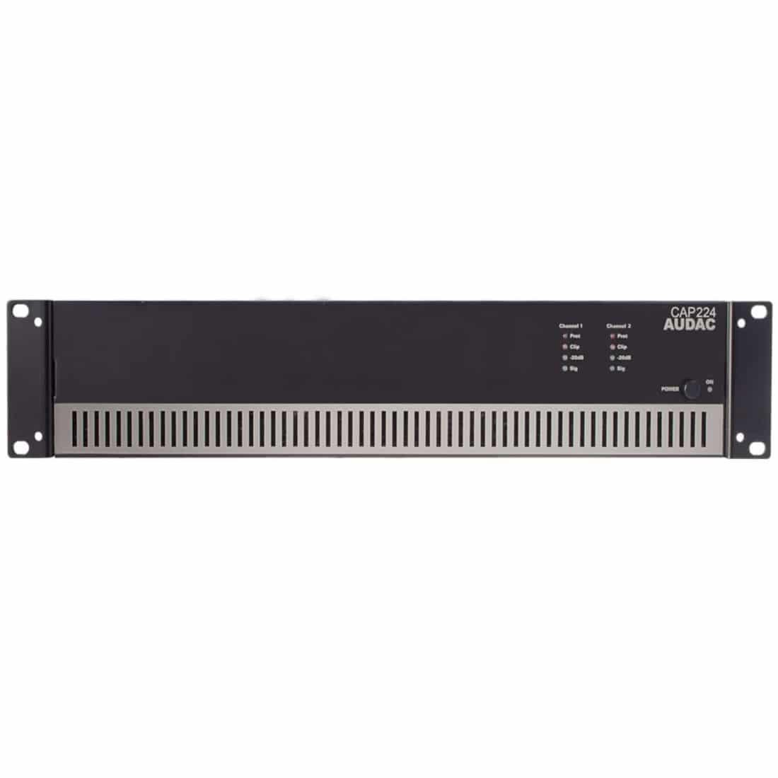 Audac CAP224 Dual-Channel Power Amplifier 2 X 240w 100v | Musicshop.sg